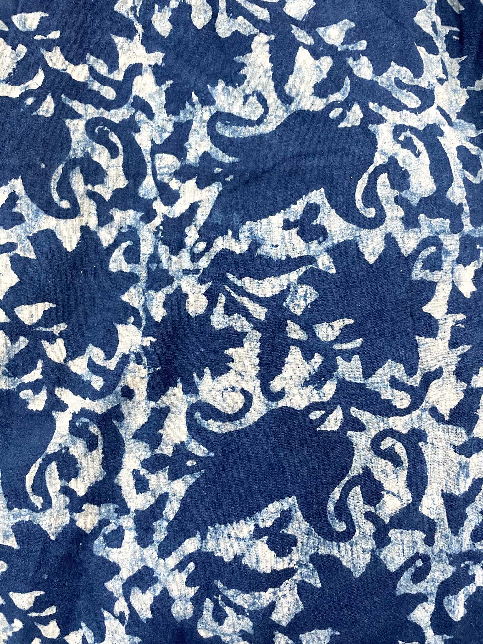 Pooja Dress, Indigo Mango Print – Bellero Design